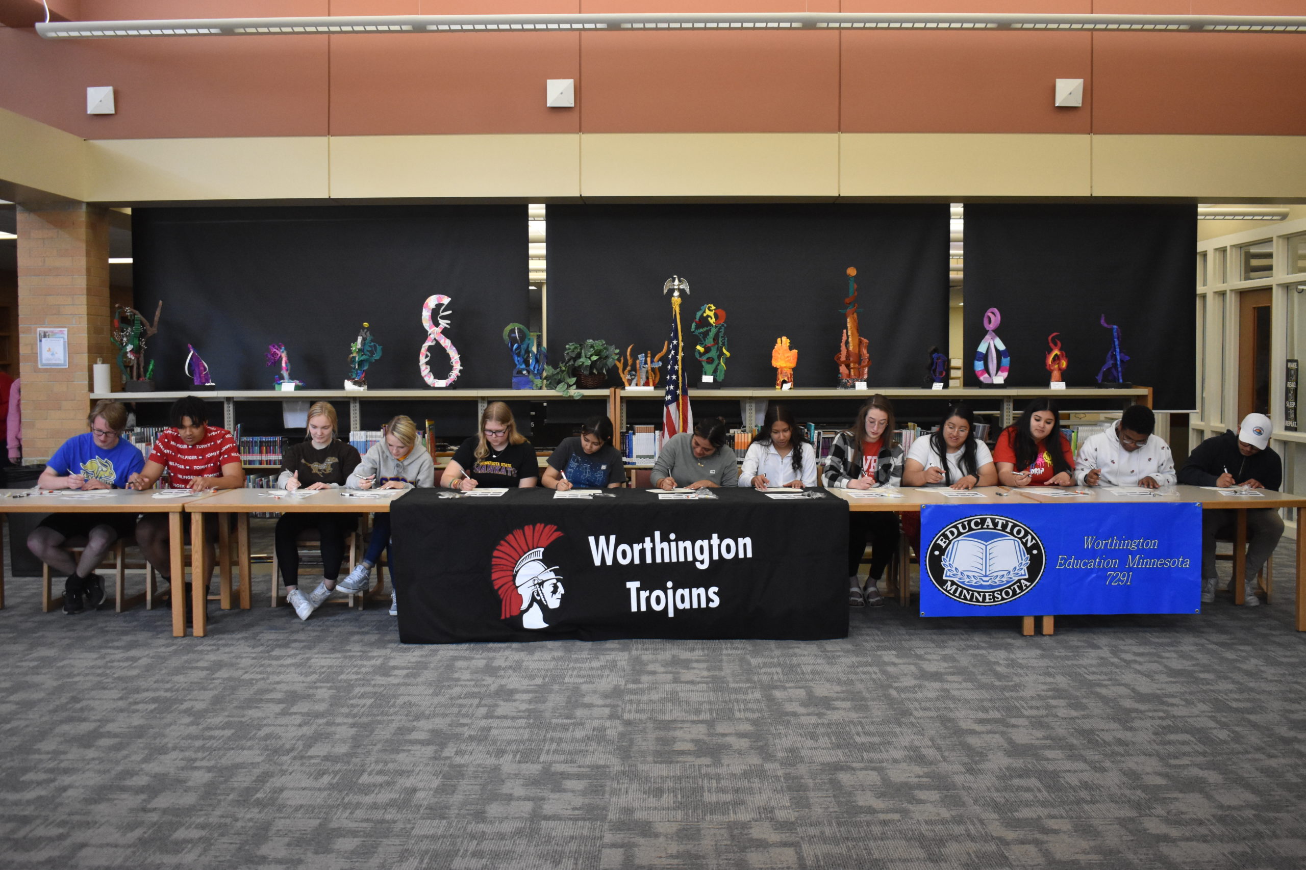 Trojan Teacher Signing - Independent School District 518